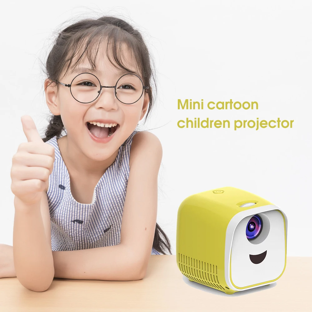 L1 Newest Kids Mini Projector Full Hd 1080p Mini Children's Mini Early ...
