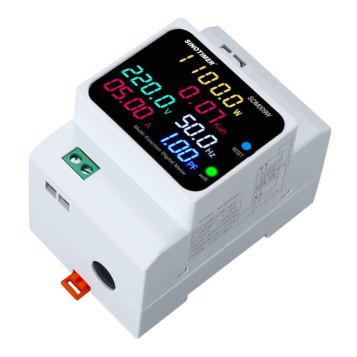 SINOTIMER 3 Phase Digital Meter SDM009W WiFi 100A 450V Multi-Parameter ...