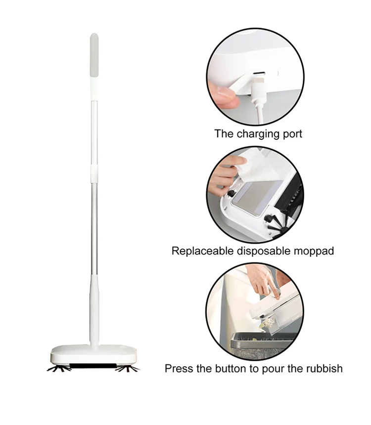 Home Use Electric Battery Dish Sweeper And Mop 2 In 1floor Cleaner ...