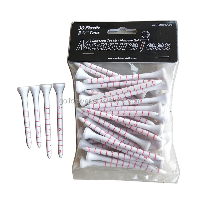 Wooden Golf Tee with Depth Indicator - Perfect for Practice