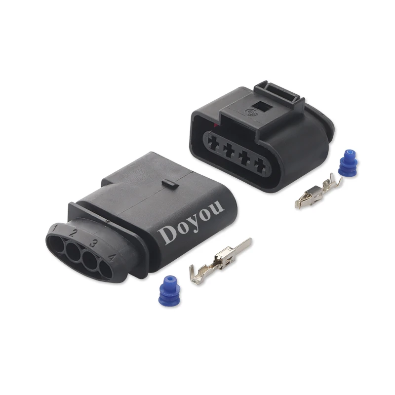 Electrical Waterproof Male 4 Pin Connector 1j0 973 824 / 1j0973824 For ...