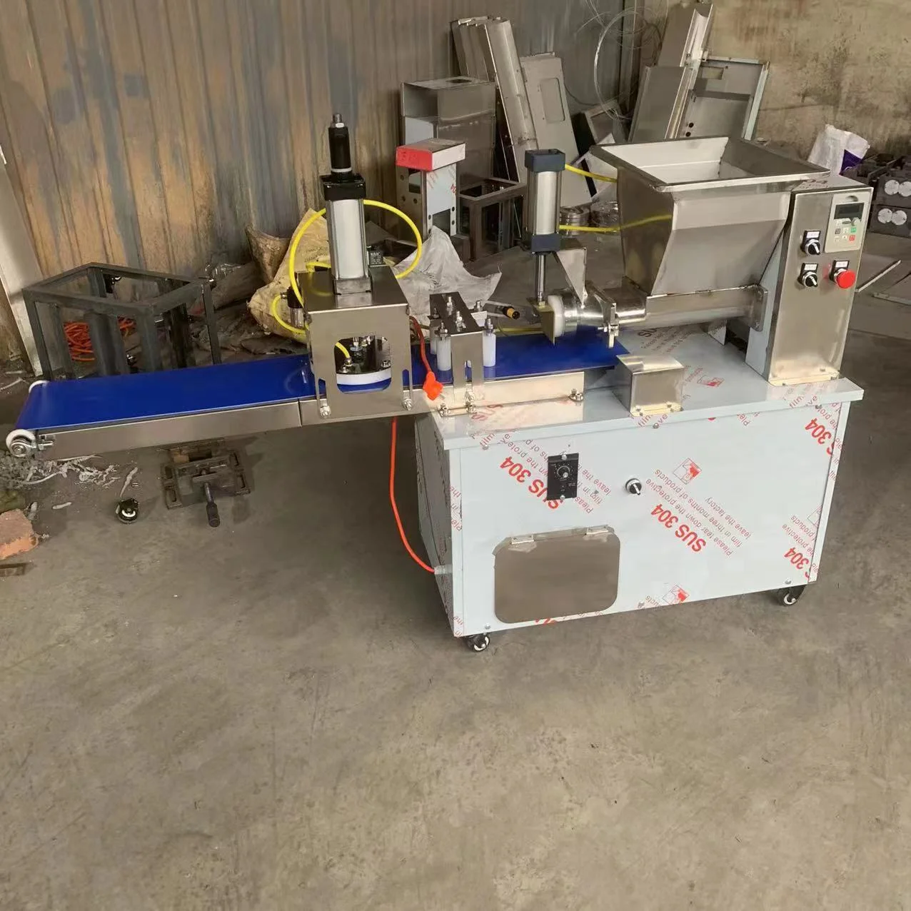 Automatic Pizza Dough Rounder Dough Divider Machine Pizza Base Pressing ...