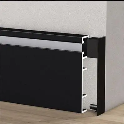 High Quality Aluminium Skirting Shadow Line Skirting BaseBoard Molding ...