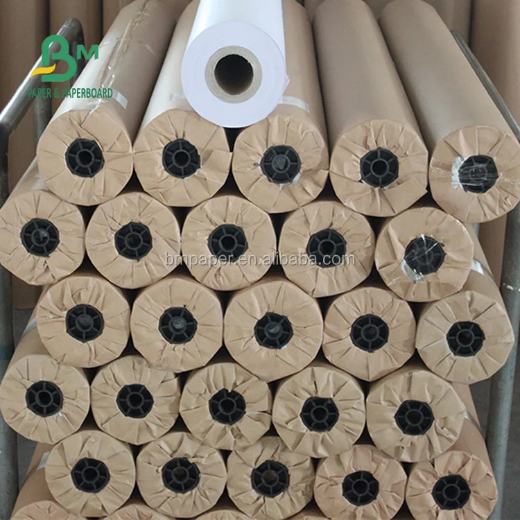 Gulungan Kertas Penanda Plotter Polos 70gsm 80gsm Untuk Garmen Kekuatan ...