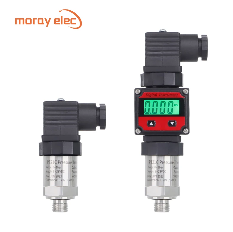 Factory Direct Sales 0-100MPa Piezoresistive Water Gas Oil Air 4-20mA 0-5V Analog Output High ...