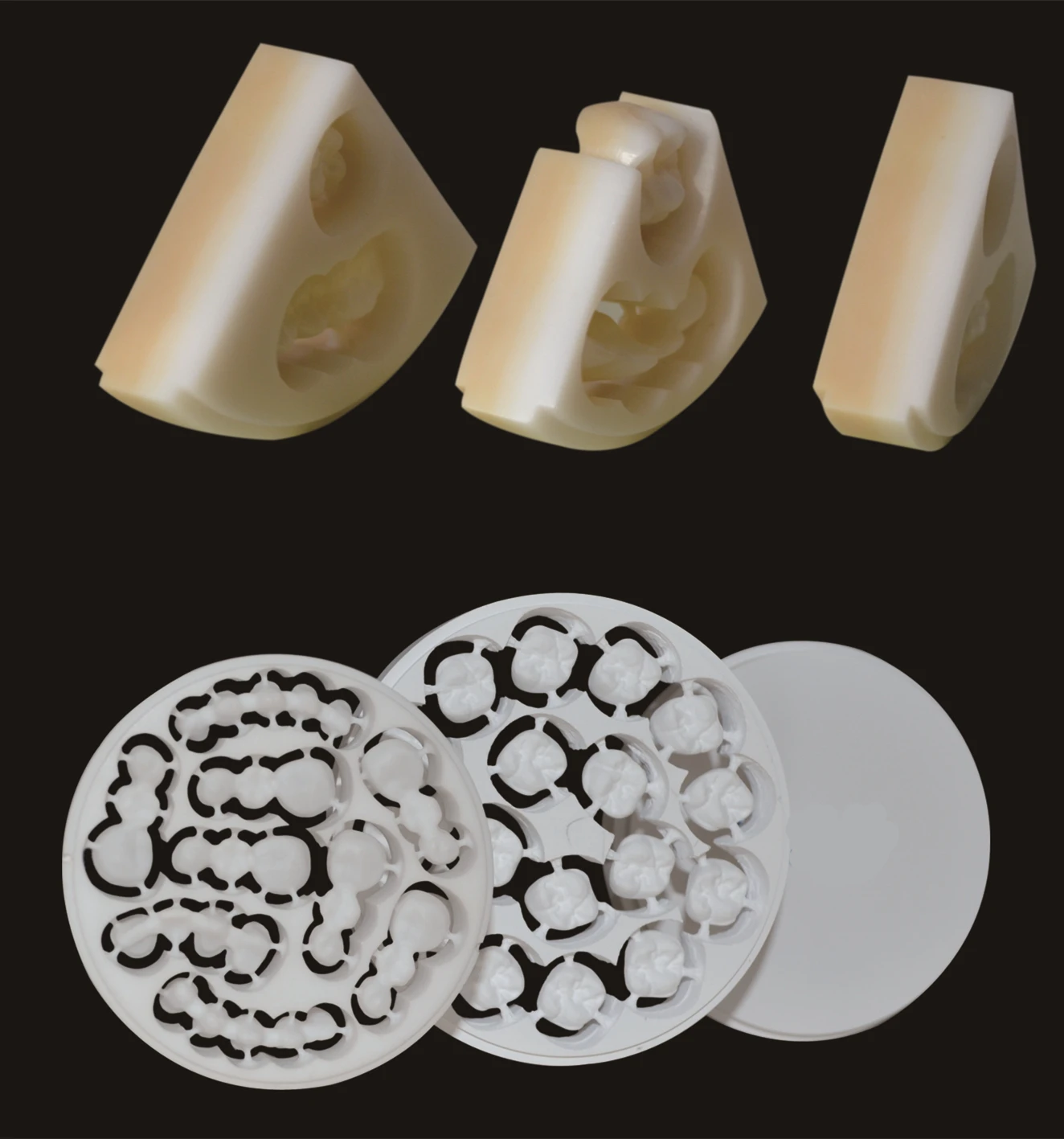 43%-57% Ultra Translucency 3d Multilayer Preshaded Zirconia Blocks ...