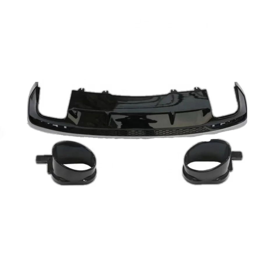 A4 S4 B9 Car Bodykit Rear Diffuser With Tailpipe For Audi A4 S4 Sports ...