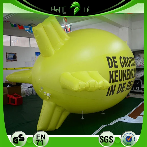 Eco-friendly Inflatable Helium Airship/ Advertising Floating Blimp ...