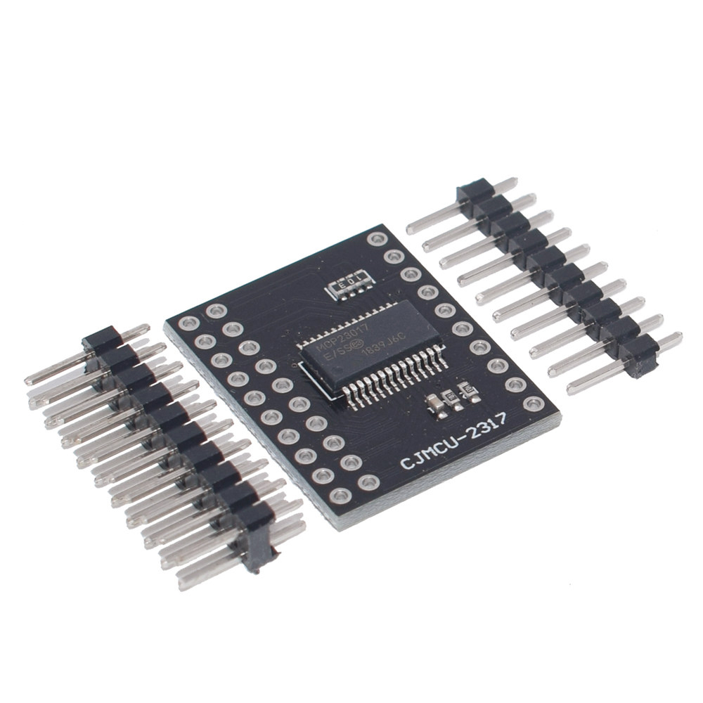 MCP23017 Serial Interface Module IIC I2C SPI MCP23S17 Bidirectional 16-Bit I/O Expander Pins ...