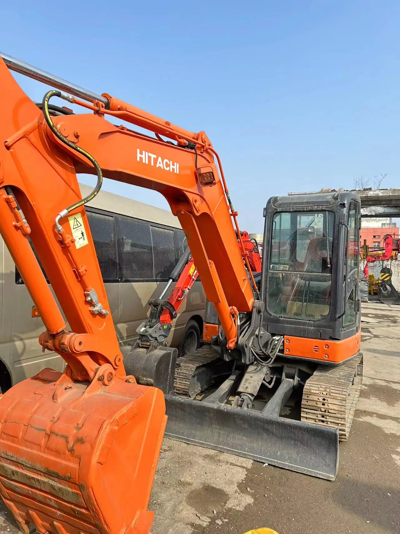 High Quality Second Hand Hitachi Zx65 Machine Hydraulically Digger ...
