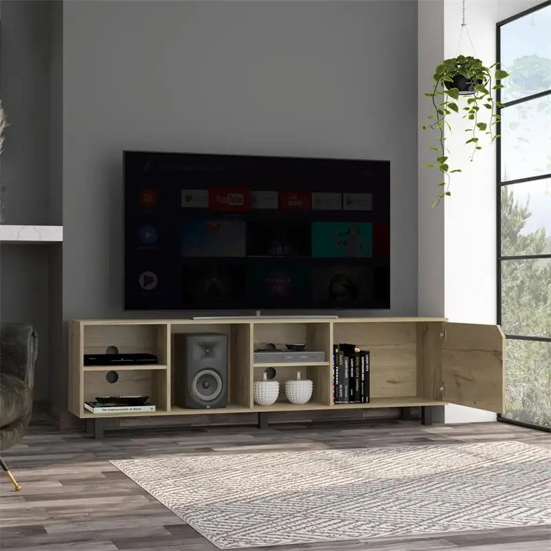 Modern Wooden Console Bench Tall Console Cabinet Office Tv Stand ...