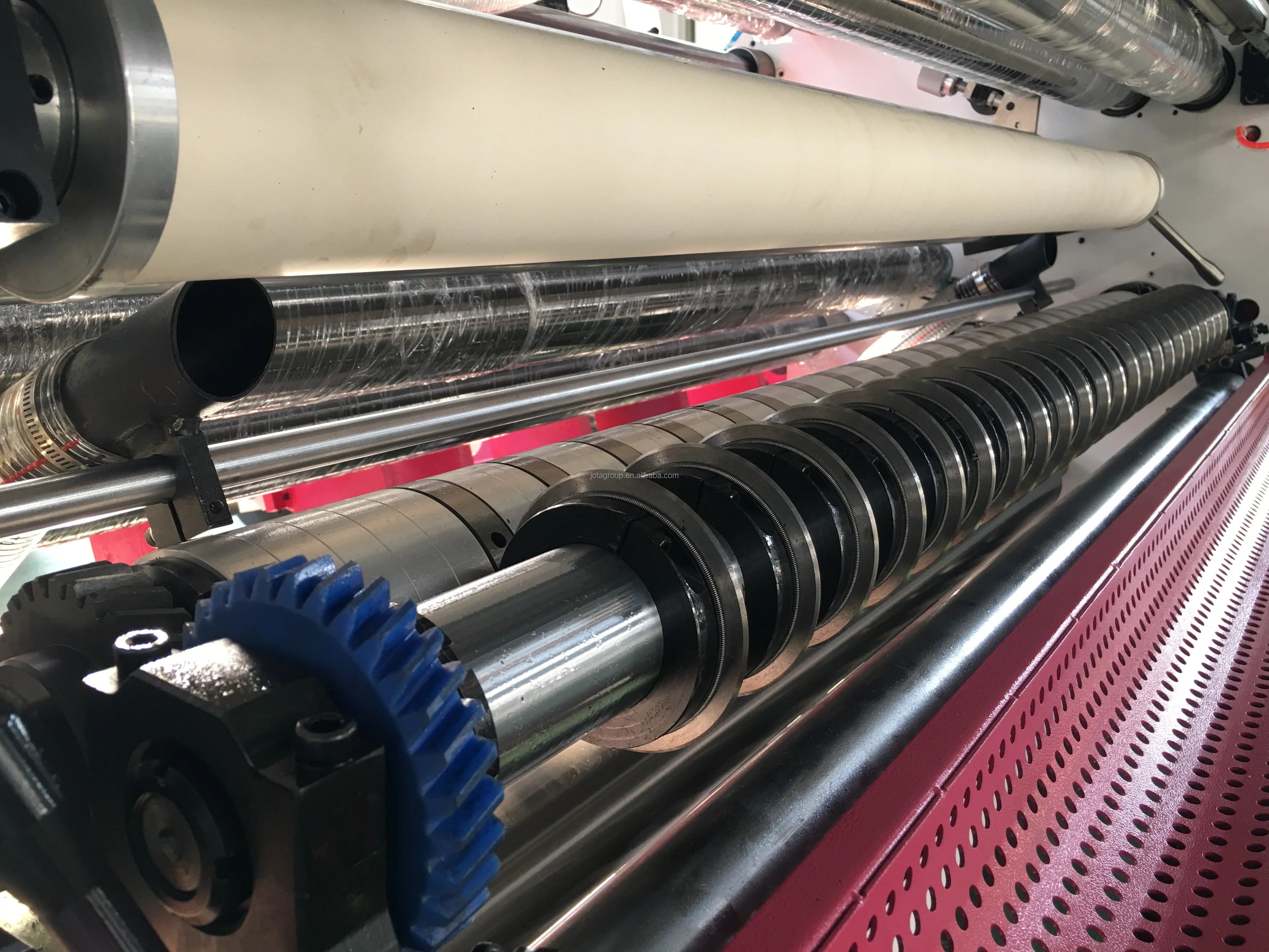 High Technology 1400mm Width 80mm*80mm Atm Roll Pos Roll Paper Slitter ...