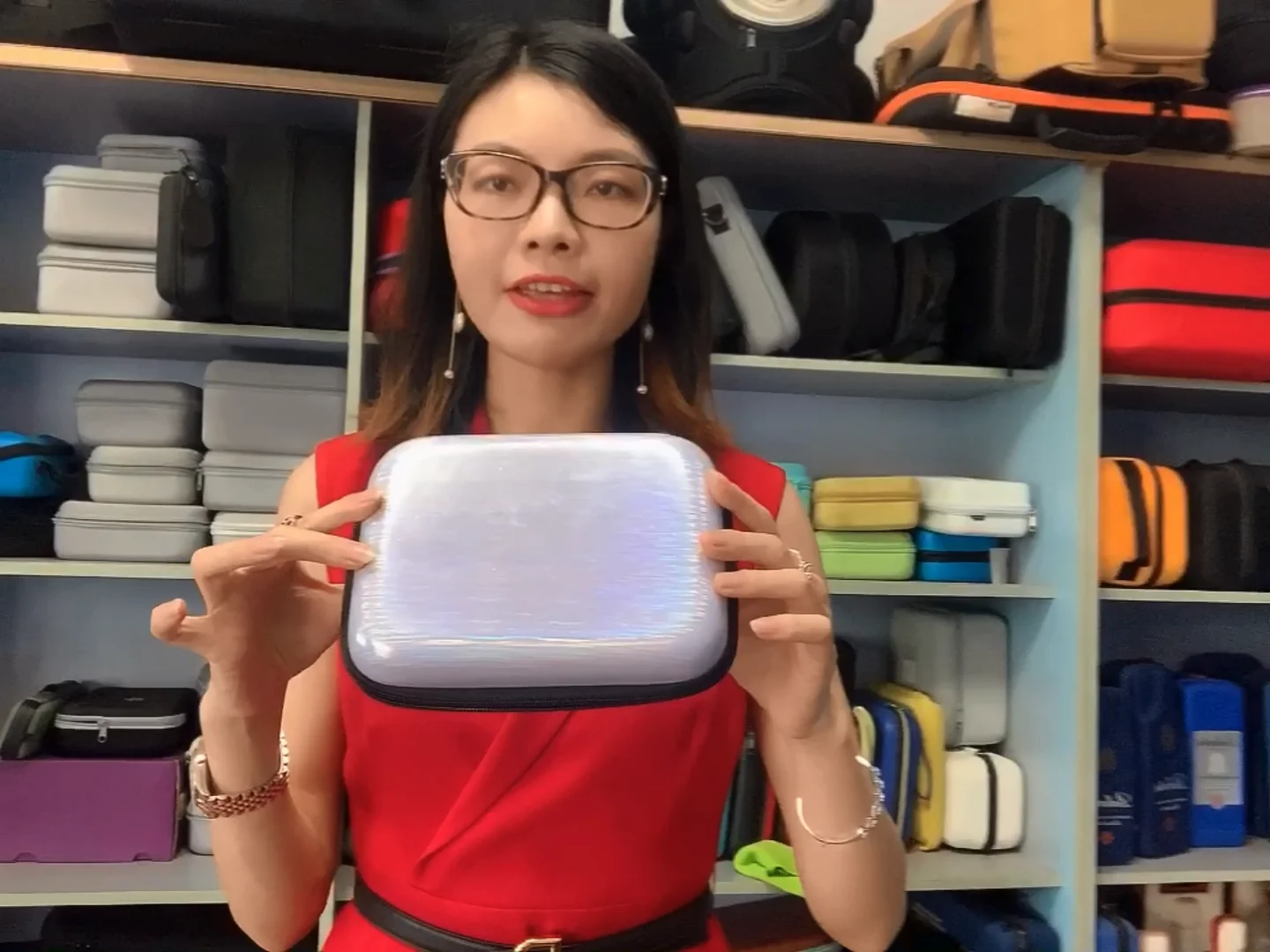 Travel Portable Beauty Eva Cosmetic Bag Small Waterproof Eva Makeup Bag ...