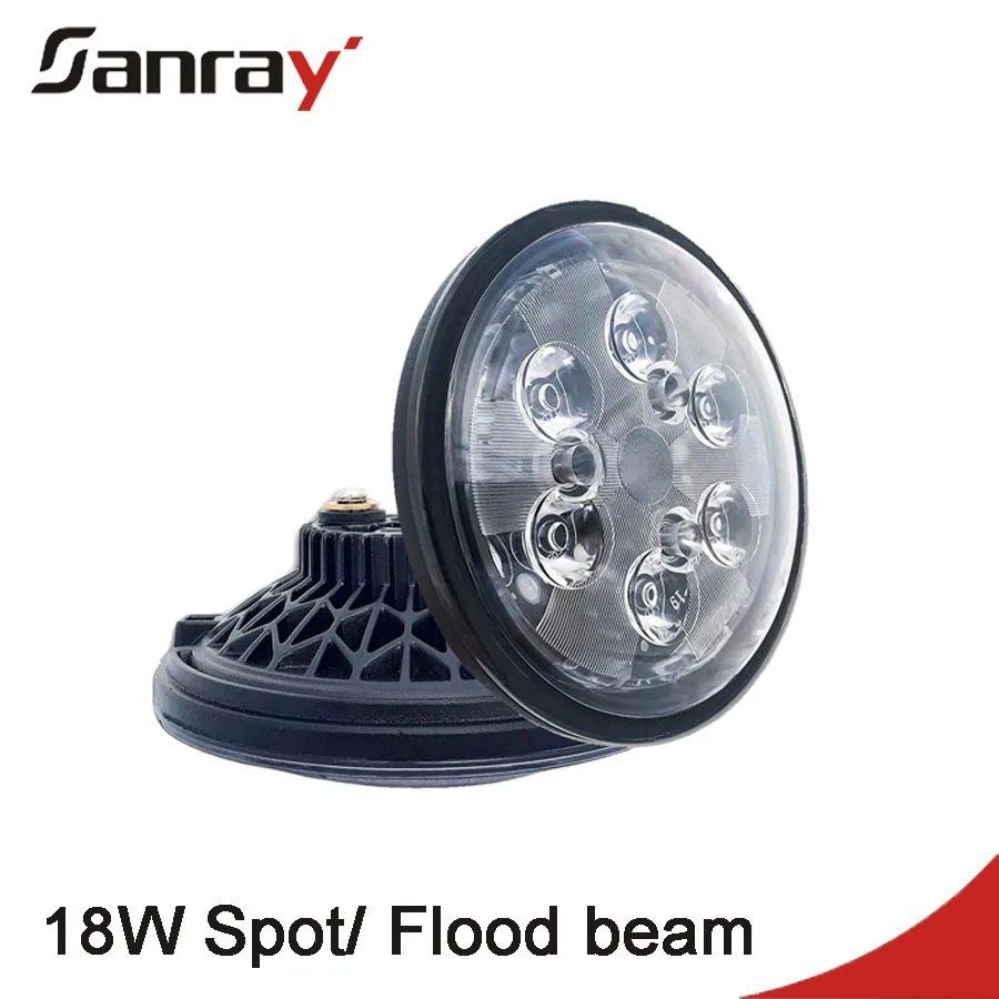 Par36 Led Landing Light Aircraft 12v/24v 6 Leds 18 Watt Sealed Led ...