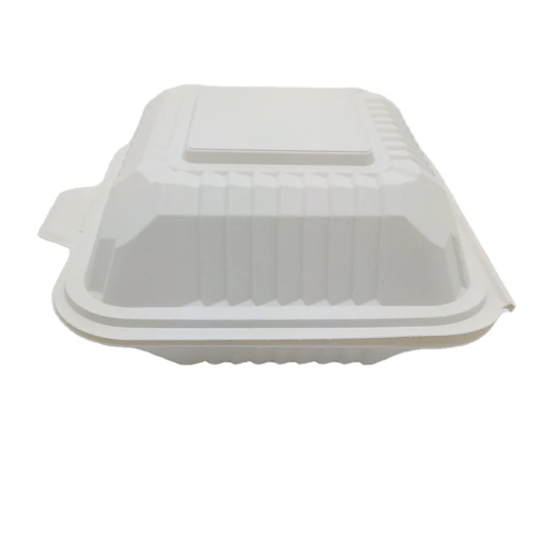 6" Compostable Cornstarch Clamshell Biodegradable Food Clamshell ...