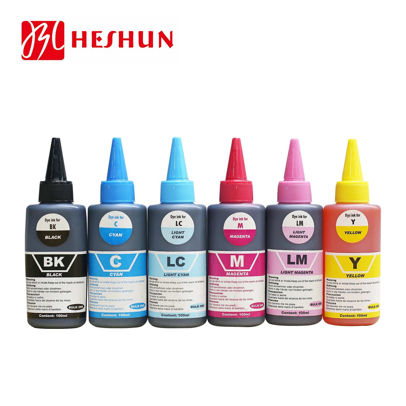 Heshun Premium Water Based Dye Ink 001/002/003/004/005/006/007 For Eco ...