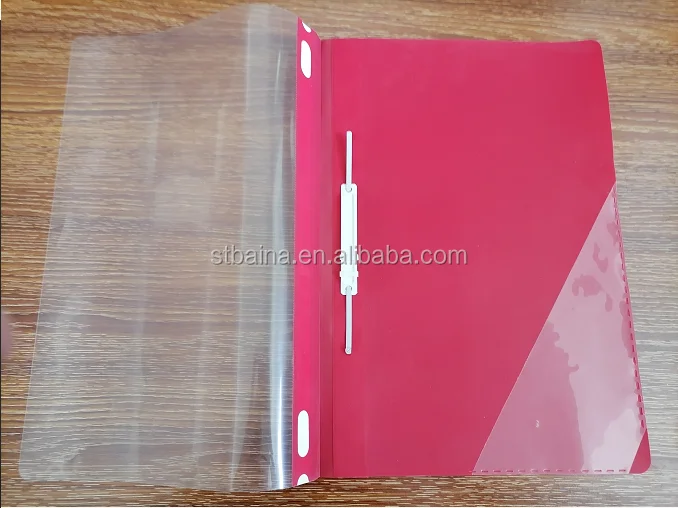 Office Stationery A4 Size Report File Folder With Fastener Pp Plastic ...