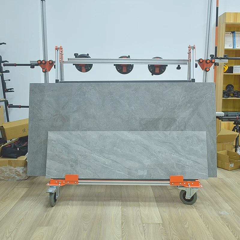 Large Format Tile Slab Transport Cart - Durable & Efficient