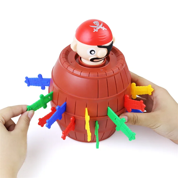 Pirate Barrel Game Pirate Funny Barrel Novelty Toy Bucket Lucky Stab ...