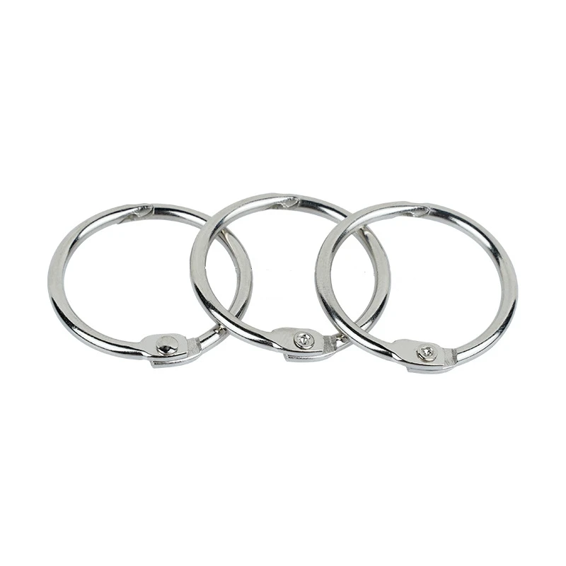 2024 Stainless Steel Open O Ring Metal Book Binding Ring Hole Loose ...
