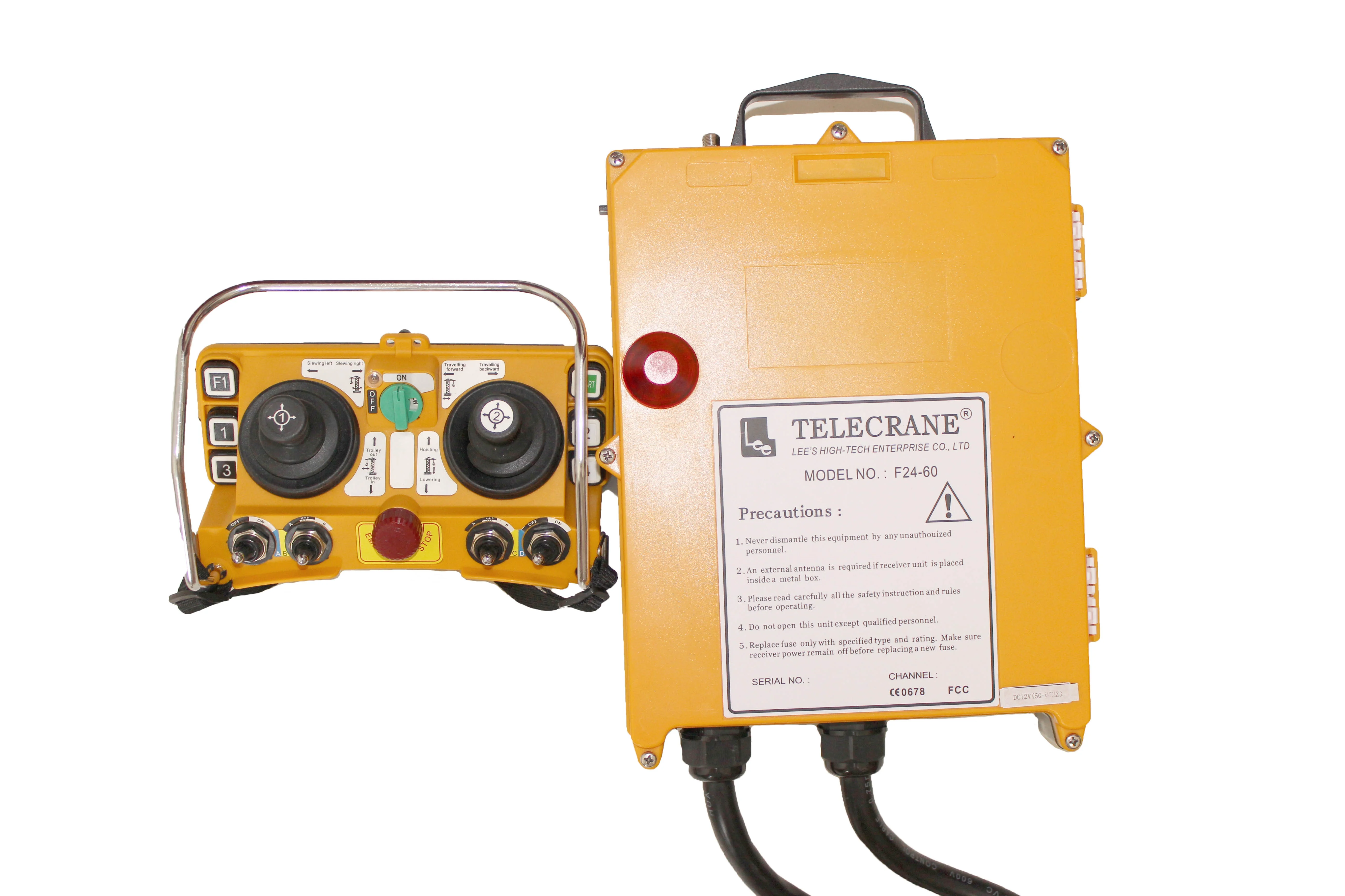 F24-60 Electric Joystick Control For Overhead Crane/ Telecontrol Truck ...