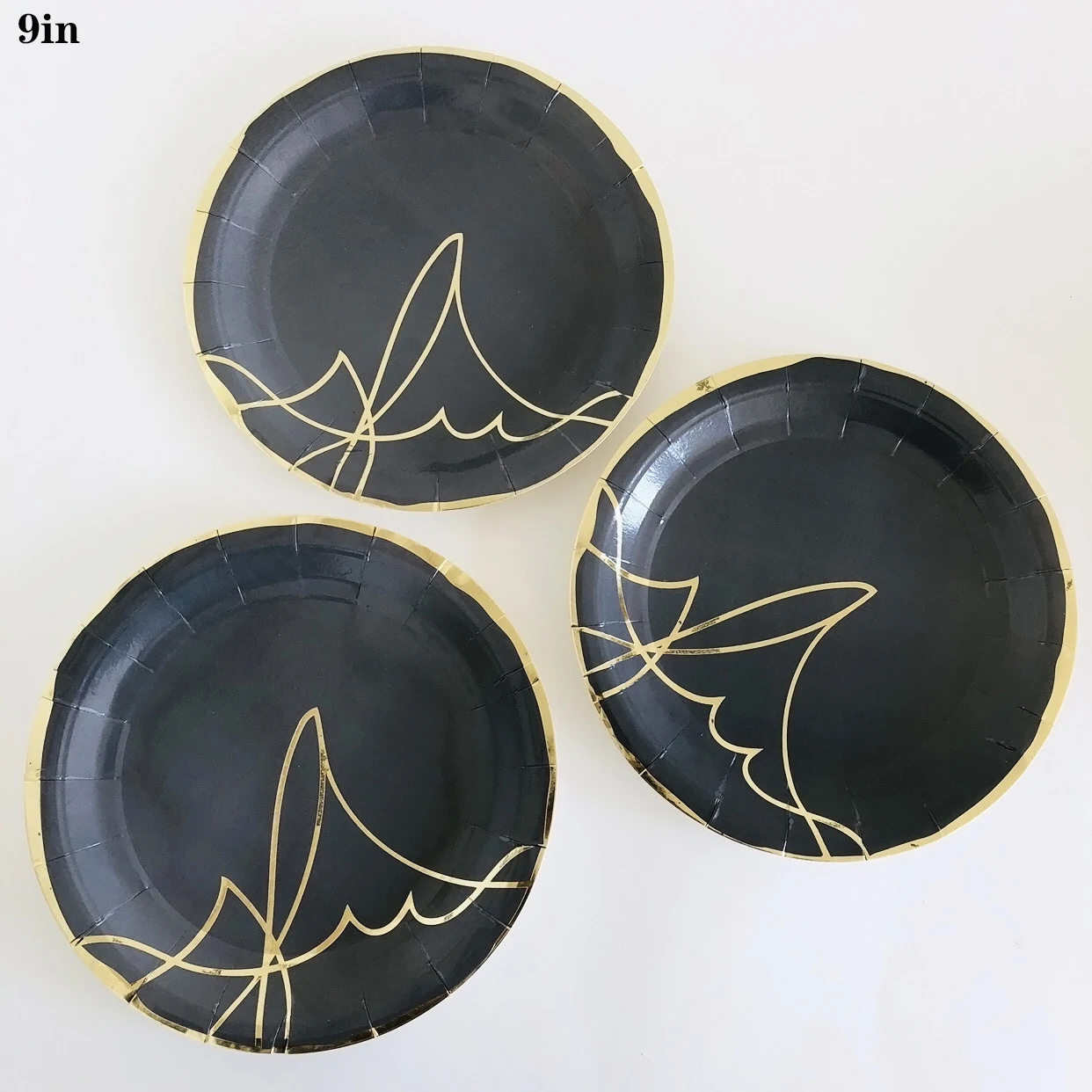 Party Decoration Wedding Black Gold Marble Disposable Paper Plates Cups Napkins Party Supplies party-decoration-wedding-black-gold-marble-disposable-paper-plates-cups-napkins-party-supplies