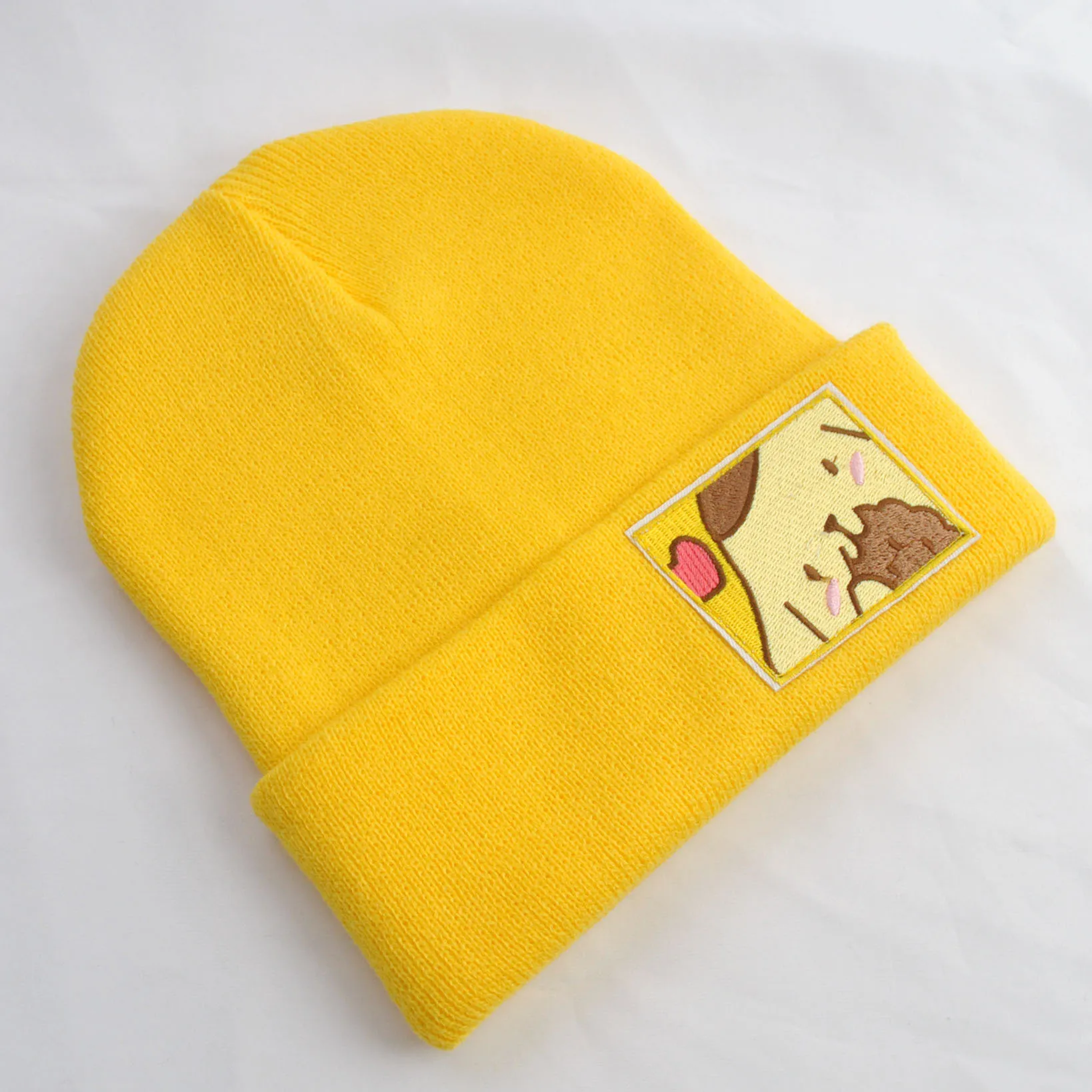 Anime Design Hats Cartoon Knitted Embroidery Beanies Factory Wholesales ...