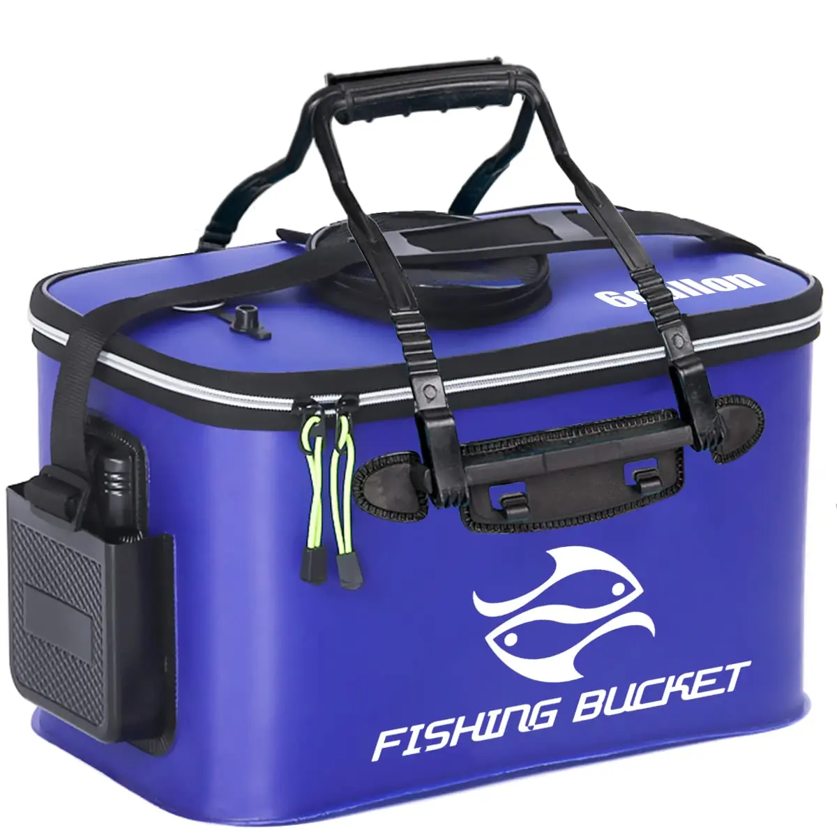 Collapsible Foldable Fish Bucket - Live Fish Container