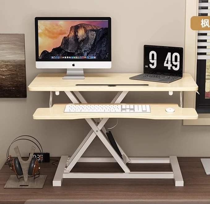 Standing Workstation Lift Computer Desk Booster Stand Desk for Home Use ...