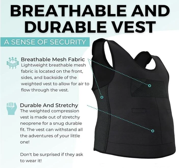 Customized Sensory Compression Vest for Kids with Autism