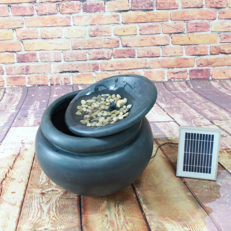 Cobblestone Water Feature Garden Jardin Water Fountain With Led Light ...