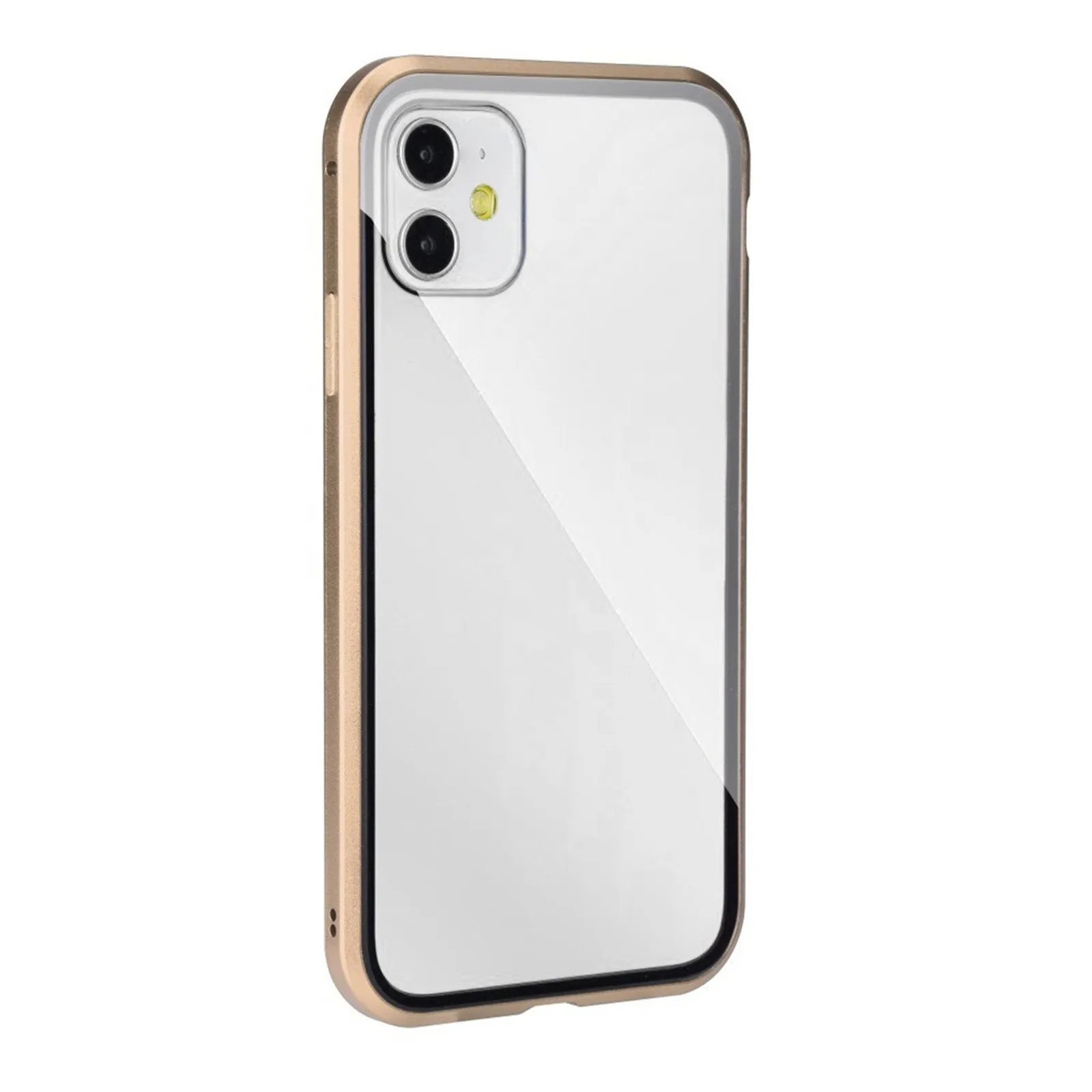 360 Full Protective Double Sided Tempered Glass Privacy Magnetic Phone ...