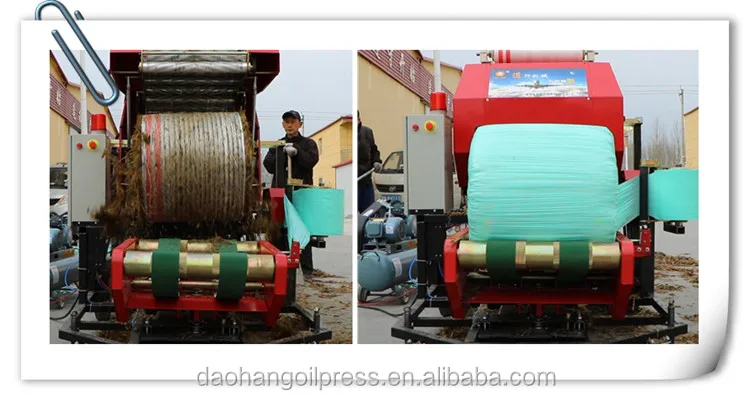 Automatic Agricultural Use Small Round Silage Machine - Buy Hay And ...