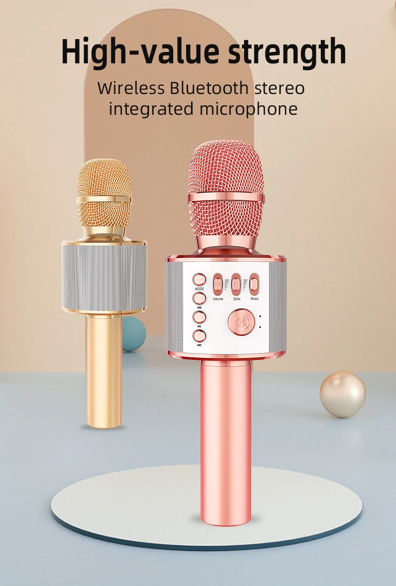 Best H12 Portable Handheld Mike Wireless Karaoke Mic Microphone With ...