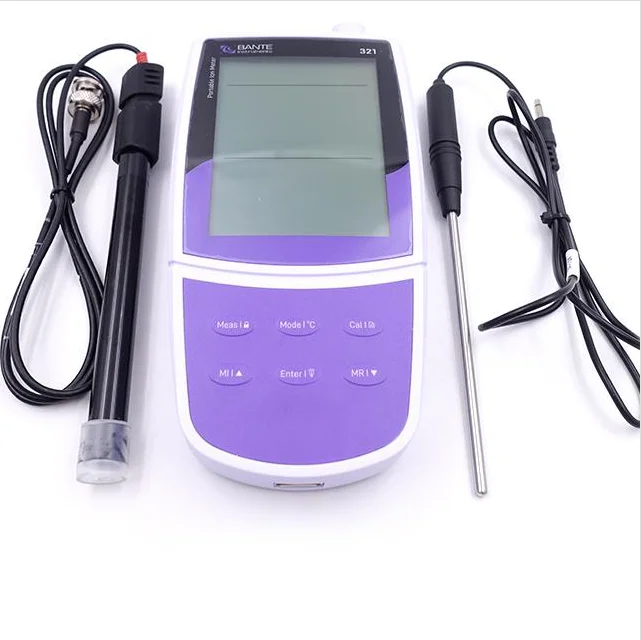 Portable Water Nitrate Ion Meter Analyzer - Bante321-no3