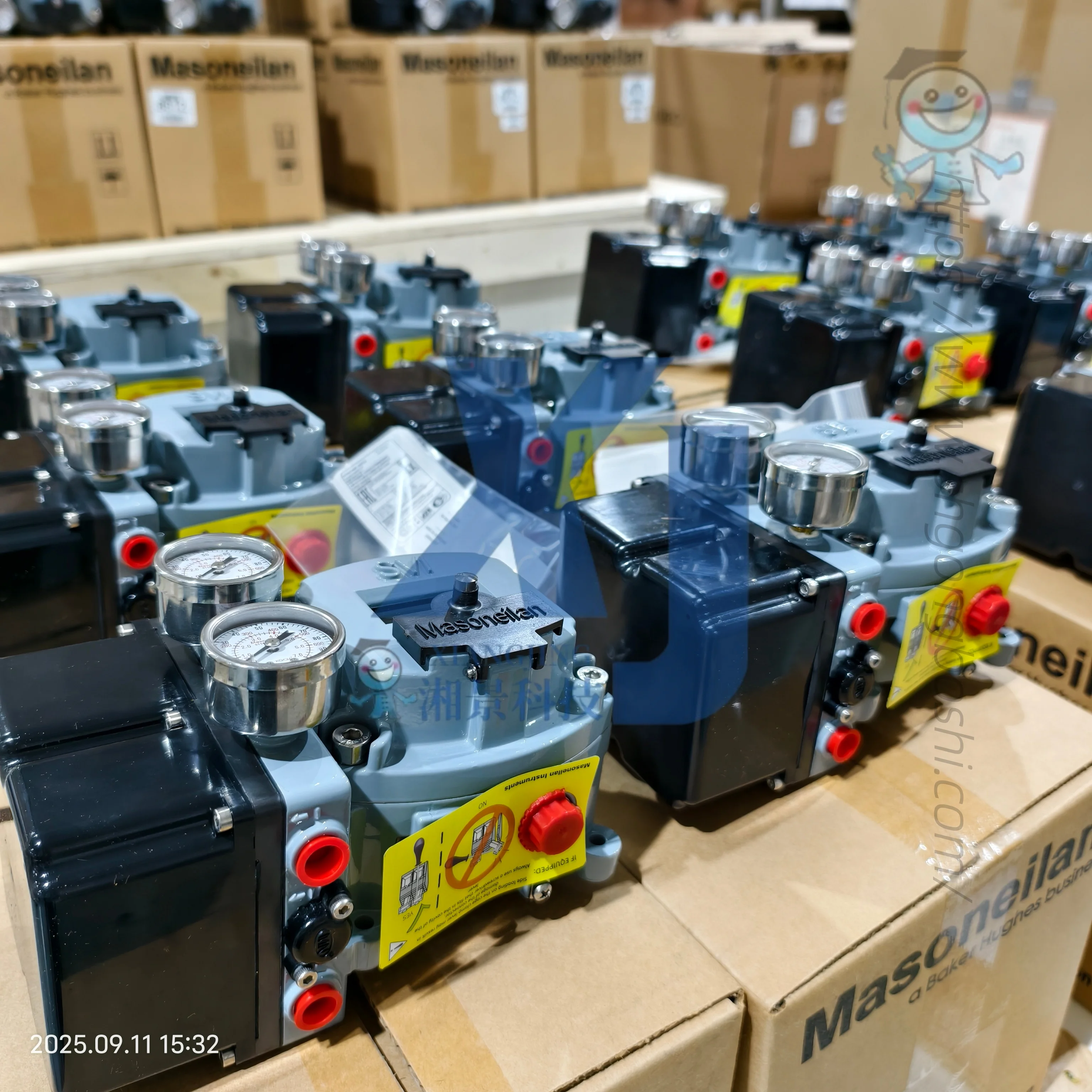 Masoneilan SVI II AP Digital Valve Positioner Diaphragm Valve 12400 ...
