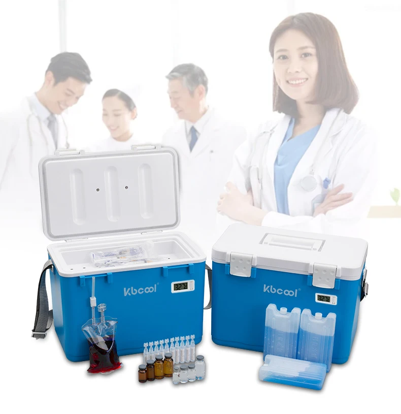 12L Cooler Box for Medical Vaccine Transport - Eco-friendly
