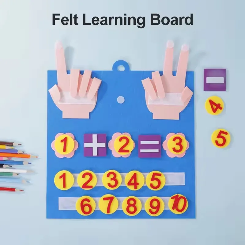Counting Early Learning Finger Numbers Math Toy Children Toddlers ...