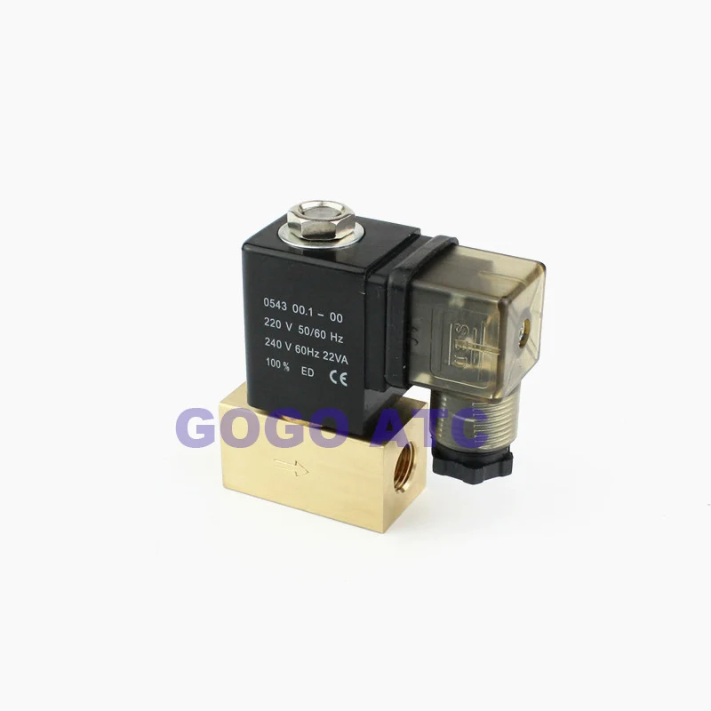 80bar High Pressure Solenoid Valve 2 Way 1/4 3/8 1/2 Bsp 12v 24v Dc ...