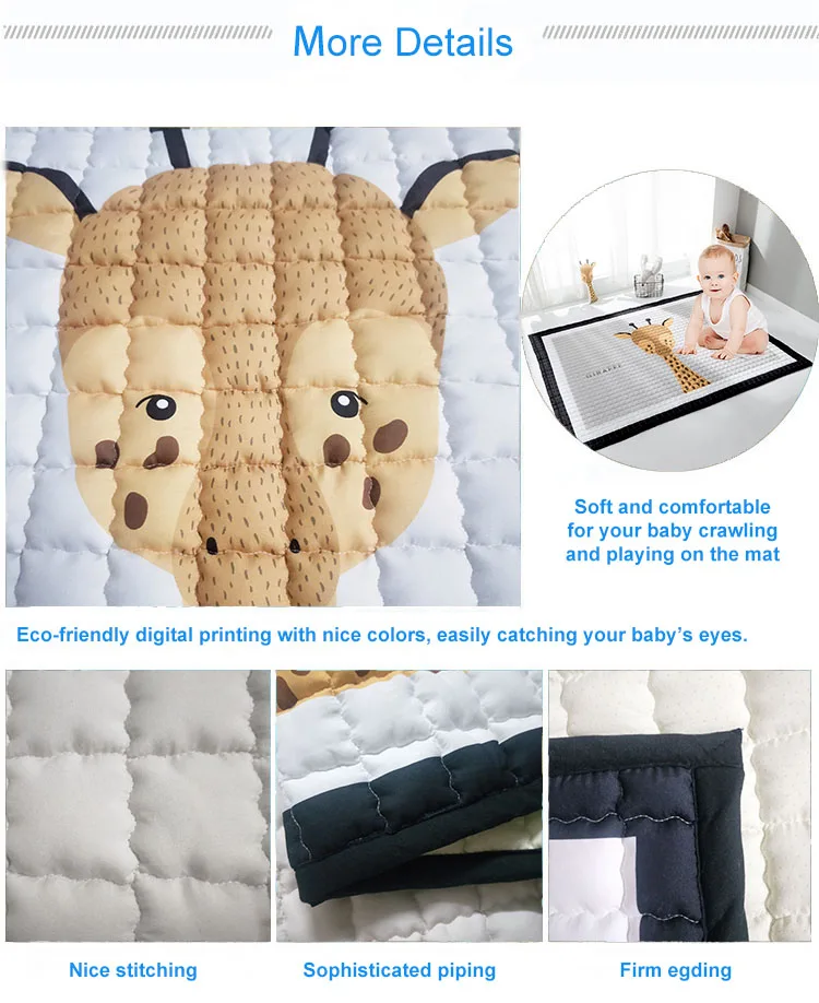 Customized Soft Comfortable Kids Children Baby Play Mat - Buy Play Mat ...