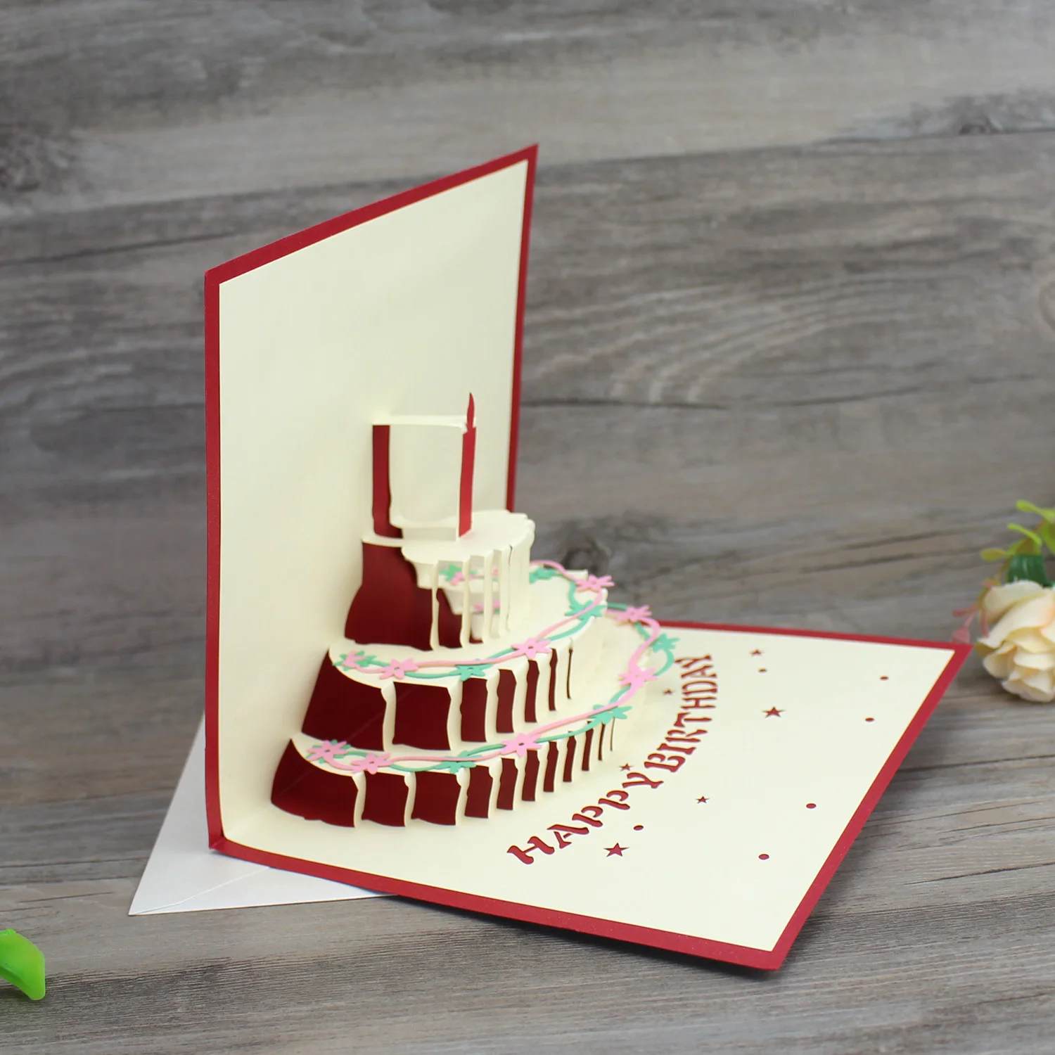 Standard Size Birthday Cards - Handmade 3D Invitations