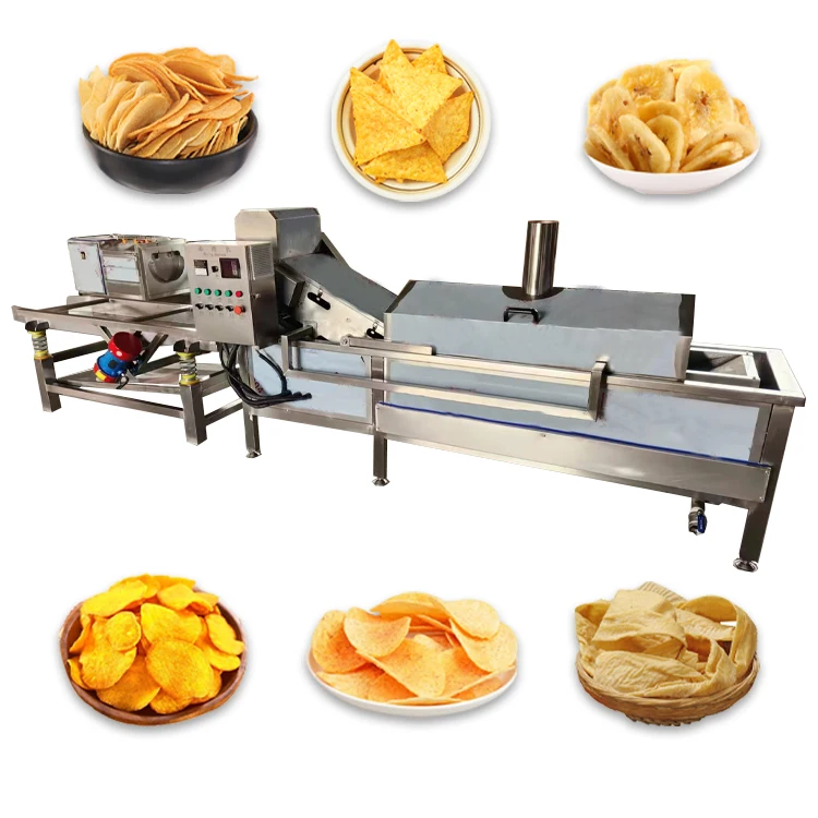 Automatic Continuous Groundnut Samosa Frying Fryer Machine Electric ...