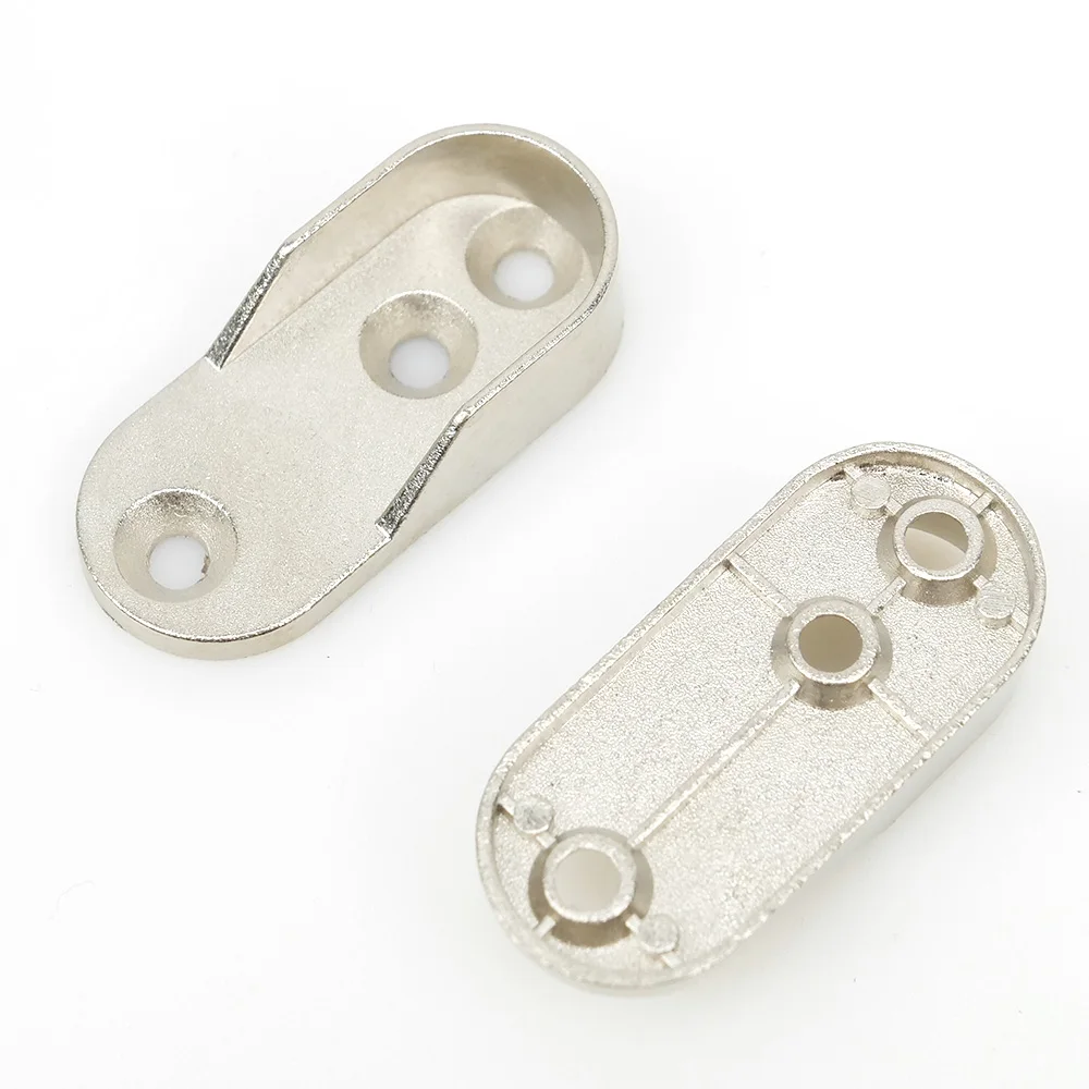 Zinc Alloy Wardrobe Rail Brackets Hanging Tube Support Cupboard ...