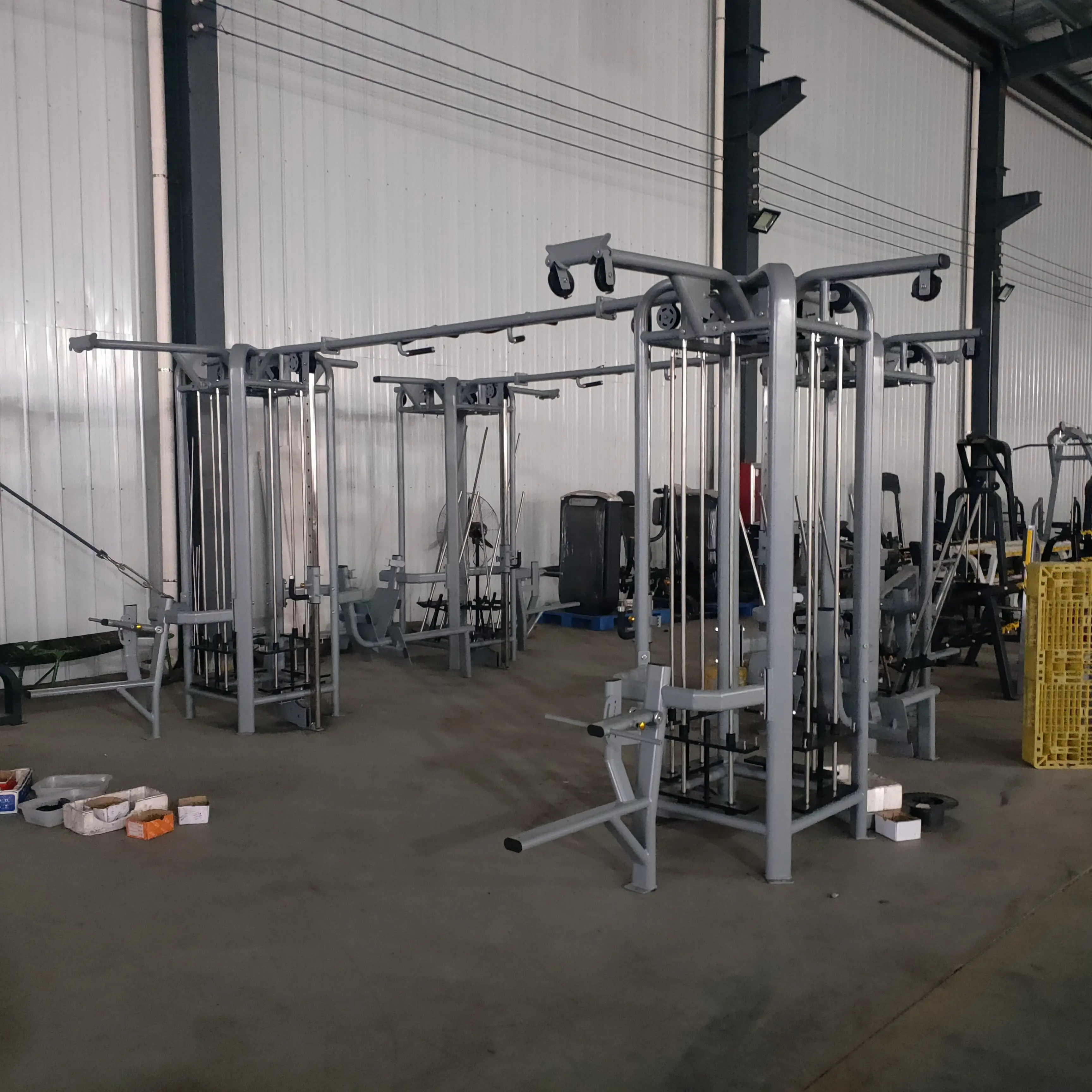 Commercial Gym Equipment 4 Station Multi Jungle Weight Stacks Multi ...