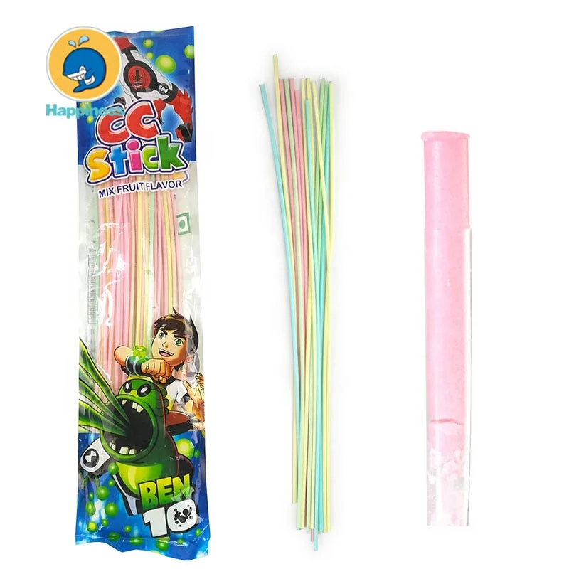 Cool Boy Extra Long CC Stick Straw Candy - Halal Mix Fruit