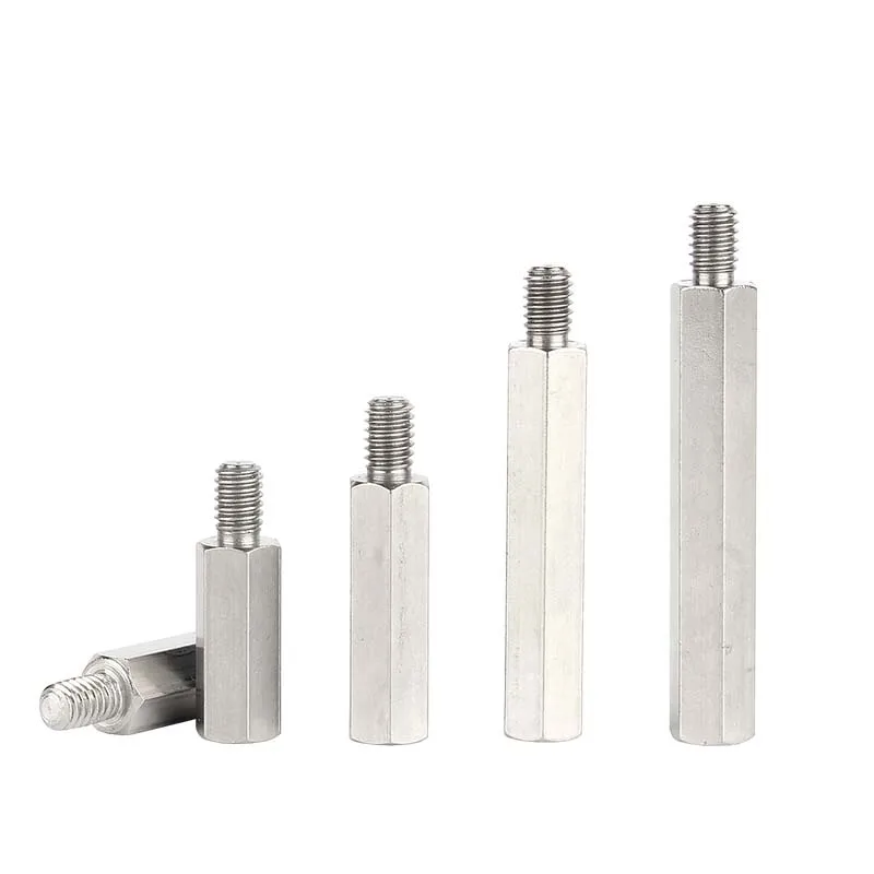 Single Head Hexagonal Stud Column Stainless Steel and Copper M2.5M3M4M5 ...