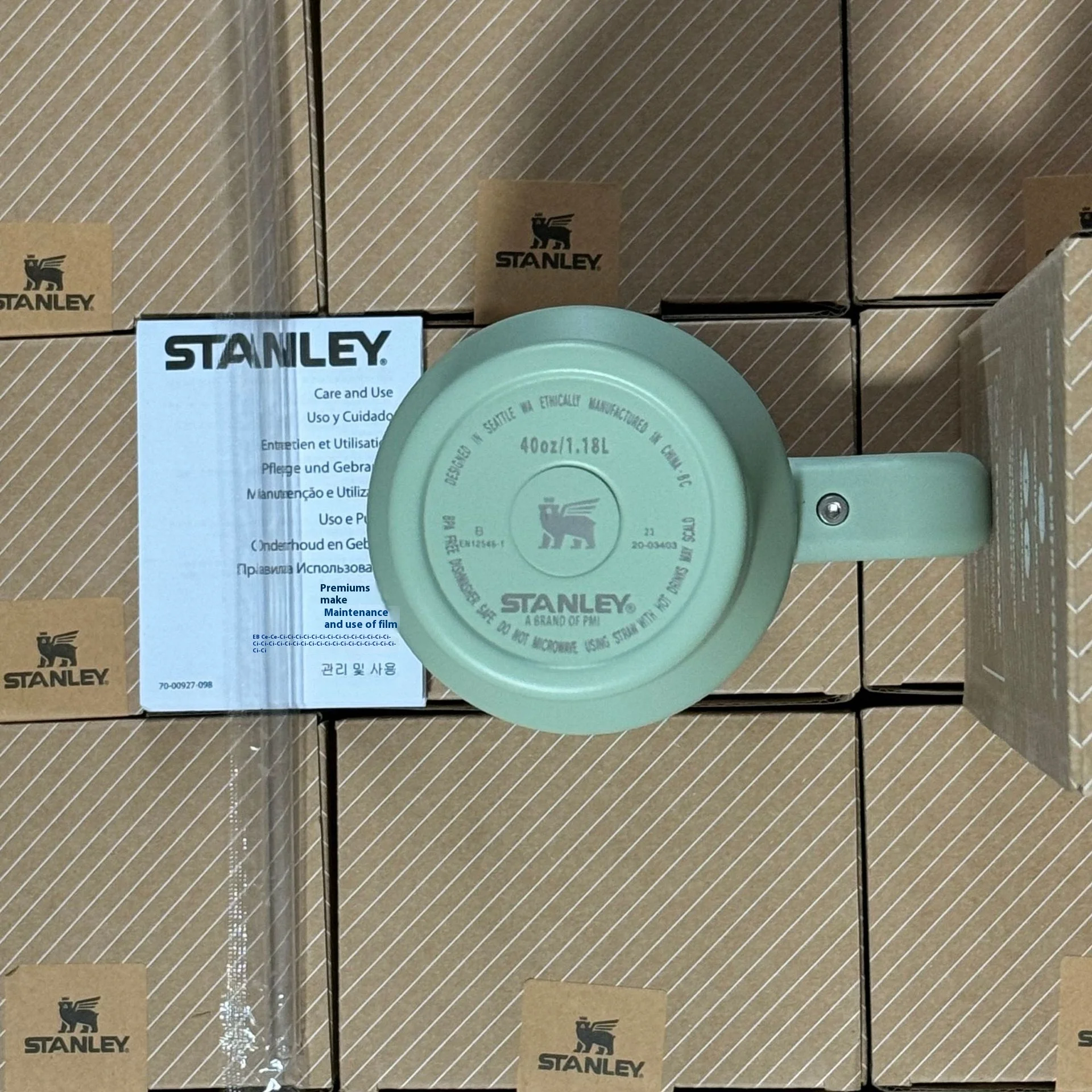 Stanley 2 Generation 40 Oz Stainless Steel Car Thermos Cup