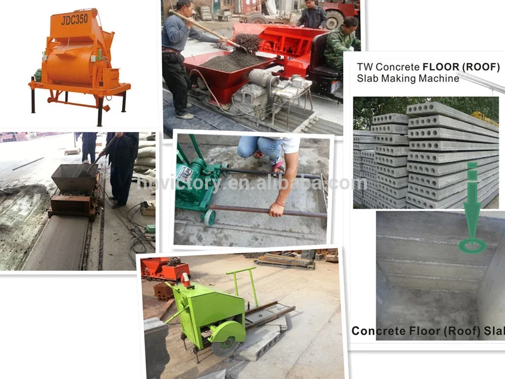 Concrete Hollow Core Floor Slab Machine For Affordable Residential And ...