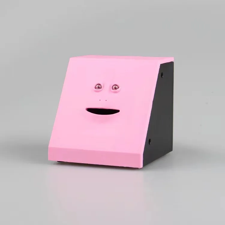Kids Toy Face Bank Coin Piggy Bank Electronic Coin Eating Box Money ...