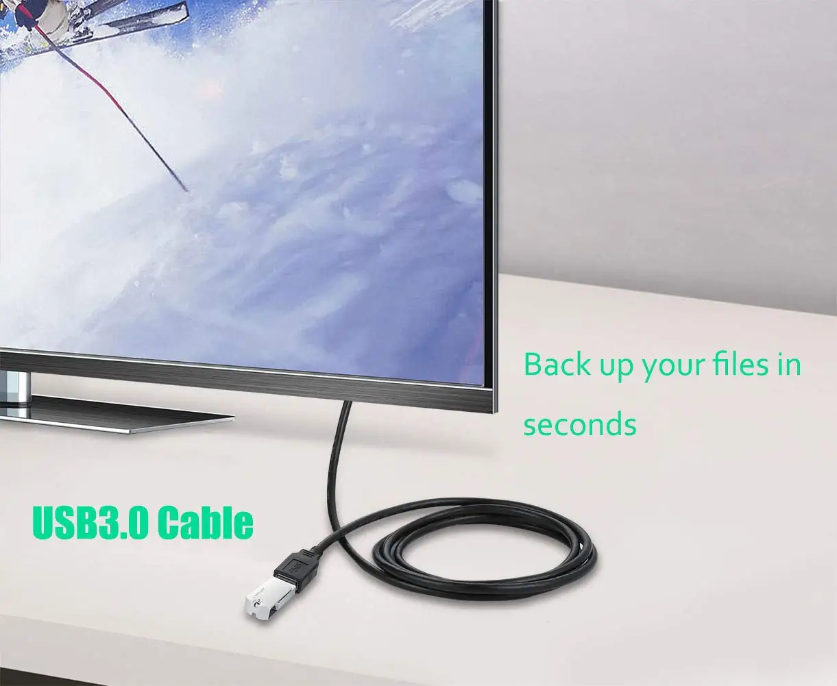USB 3.0 Extension Cable High Speed 3.0 USB Extender Cord Male to Female ...